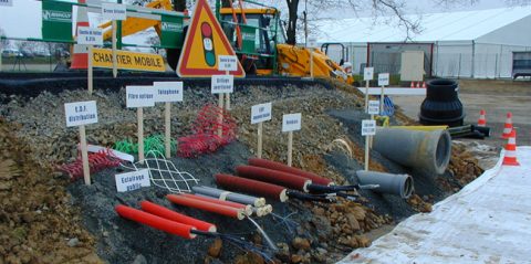 Le parcours des câbles en souterrain – SOS-fibre